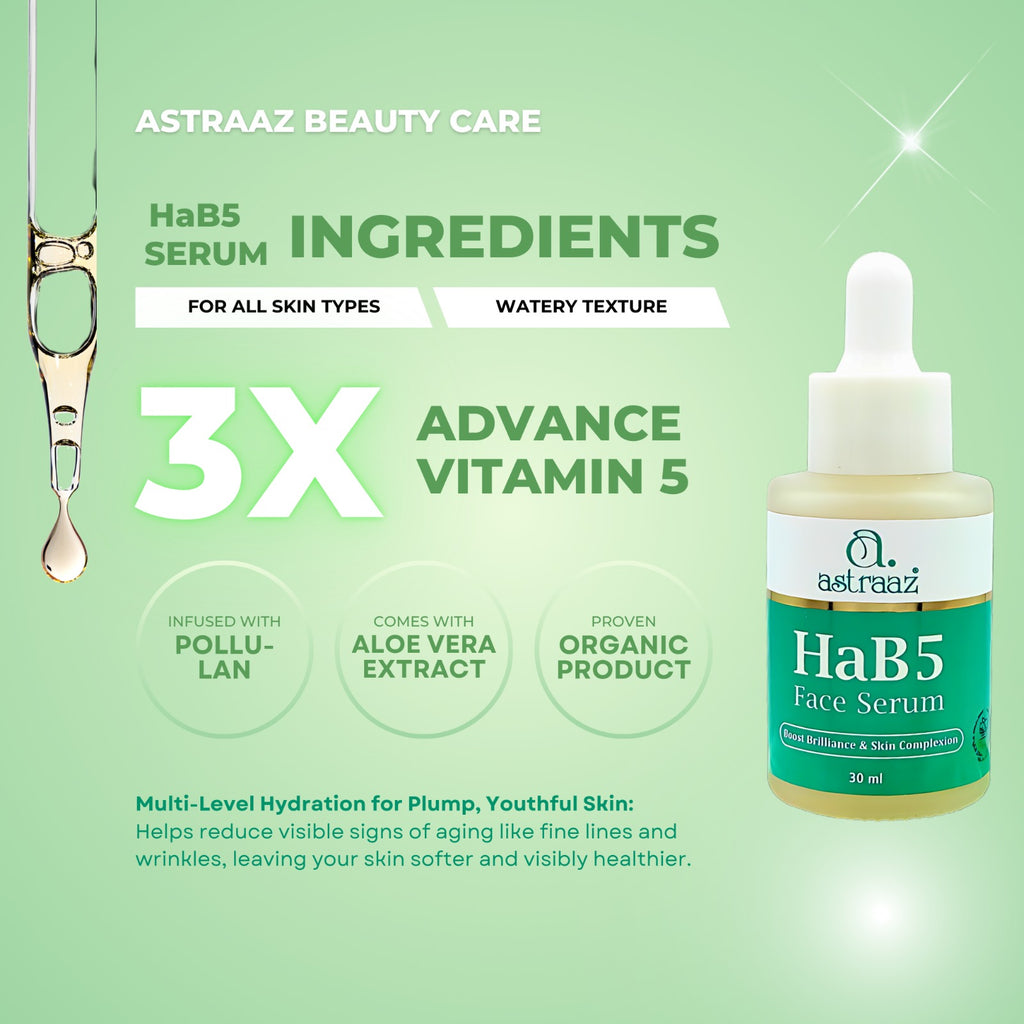 HaB5 Hyaluronic Face Serum– Astraaz Aazin Formulations