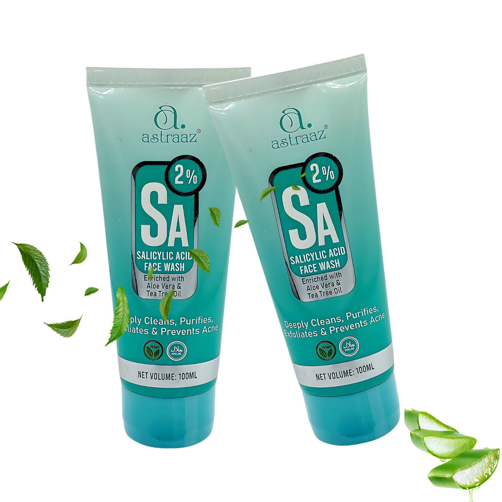 SA 2% Face Wash– Astraaz Aazin Formulations